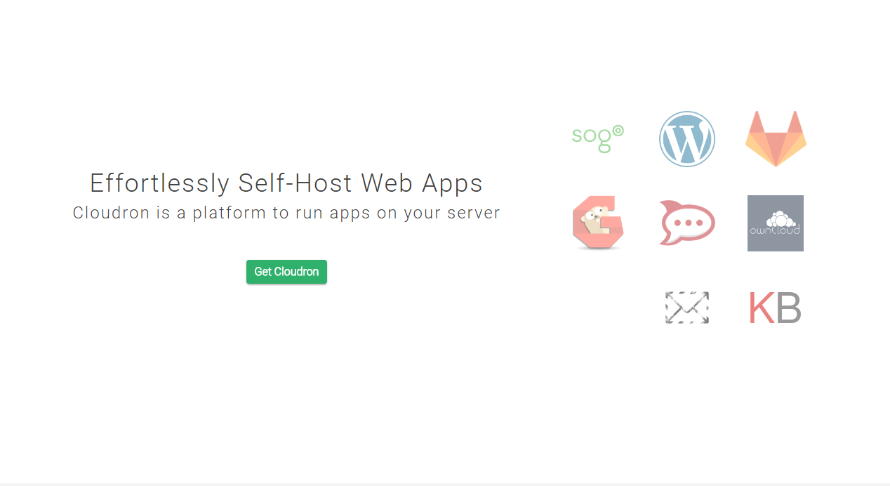 Cloudron - La solution Self-Hosting facile