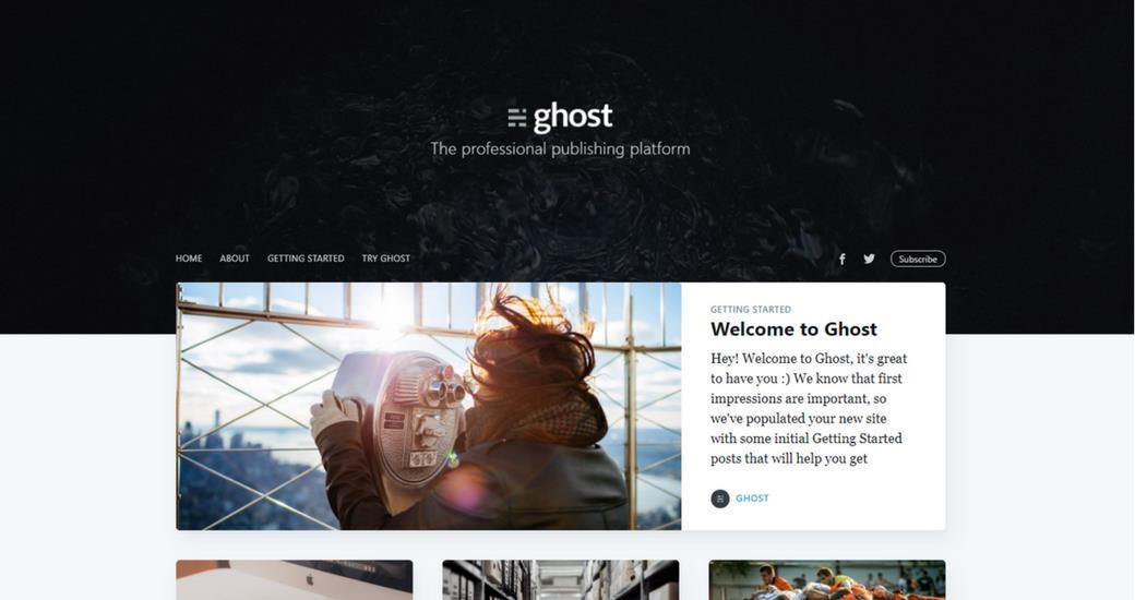 Ghost 1.0 - Installer Ghost avec Nginx et migrer depuis WordPress